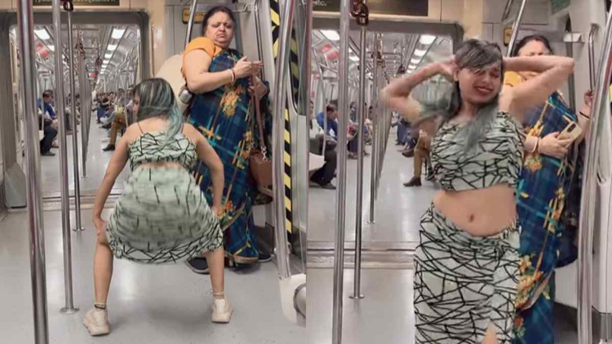 Twerking Belly Dancing Woman Slammed For ‘obscene Dance In Delhi Metro
